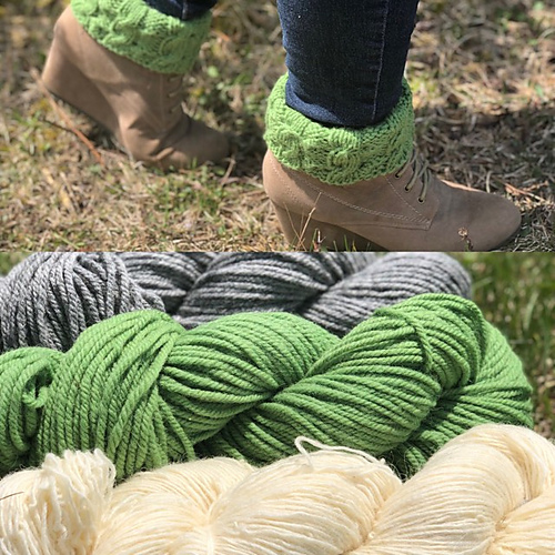 Ravelry: Reversible Boot Topper Socks pattern by Maritime Family Fiber