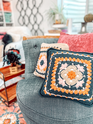Ravelry: Sweetcorn Crochet Motif Pillow pattern by Marly Bird and Robyn ...