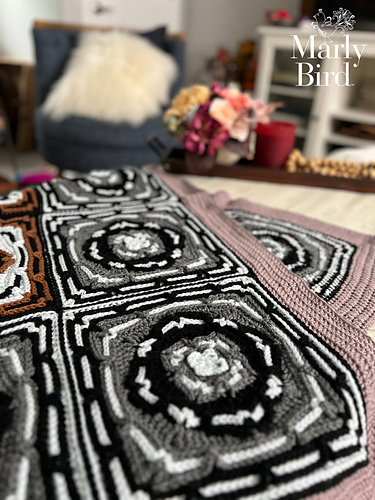 Ravelry: Mosaic Tile Crochet Blanket pattern by Marly Bird and Robyn ...