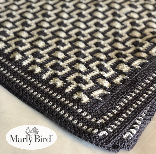 Ravelry: Chic Modern Mosaic Blocks Throw pattern by Marly Bird
