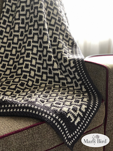 Ravelry: Chic Modern Mosaic Blocks Throw pattern by Marly Bird