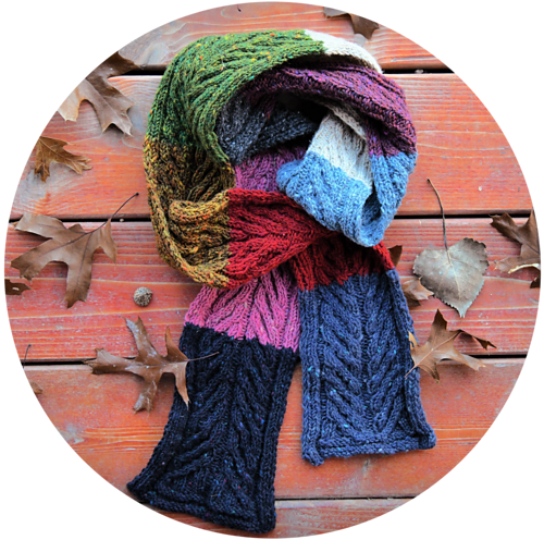 Ravelry: Tanglewood Scrappy Scarf pattern by Marly Bird