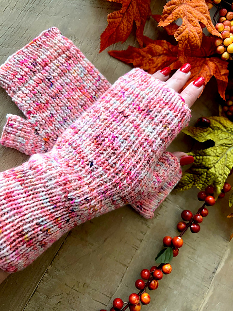 Ravelry: More Than Just Socks Fingerless Mittens pattern by Marly Bird