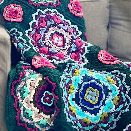 Ravelry: Monet Crochet Blanket pattern by Marly Bird and Robyn Chachula