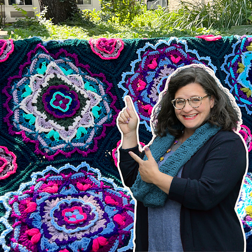 Ravelry: Monet Crochet Blanket pattern by Marly Bird and Robyn Chachula
