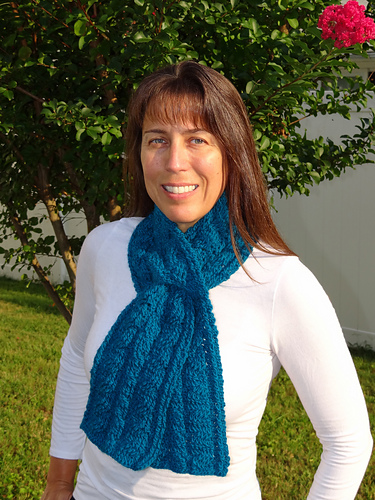 Ravelry: Crochet Cable Neck Wrap-updated version pattern by Giovanna B ...
