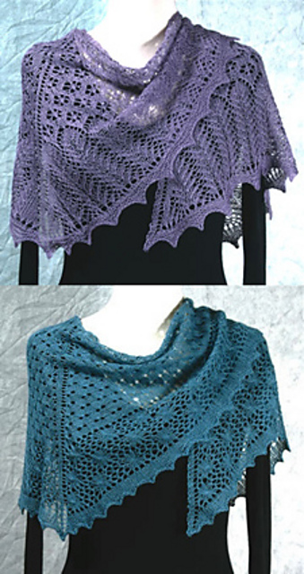 Ravelry: Feather Light Shawls pattern pattern by Dorothy Siemens