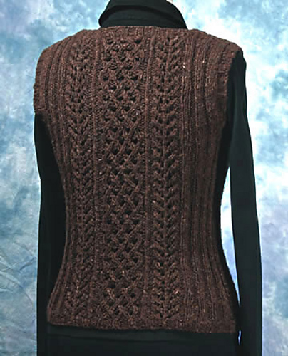 Ravelry: Woven Willow Vest pattern by Dorothy Siemens