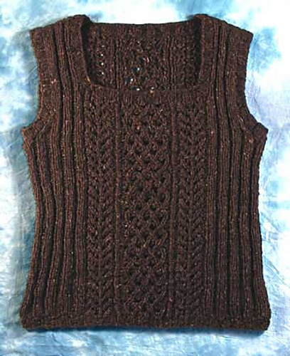 Ravelry: Woven Willow Vest pattern by Dorothy Siemens