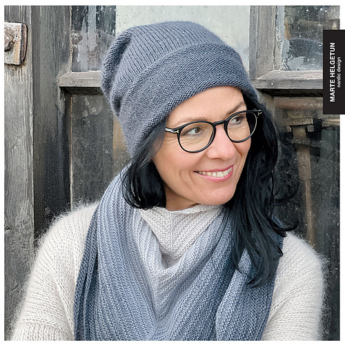 Ravelry: Happy Winter Baggy Lue pattern by Marte Helgetun