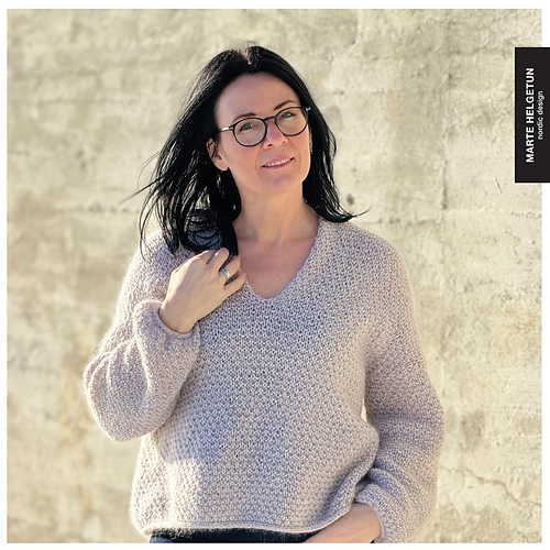 Ravelry: Luftig Perlegenser pattern by Marte Helgetun
