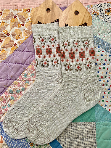 Ravelry: Grandma's Quilt Socks pattern by Ashley R. Adams