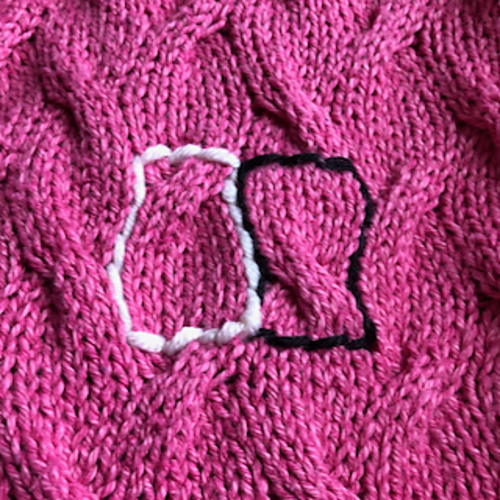Ravelry: Pink textured cable pattern by Martina Walsh