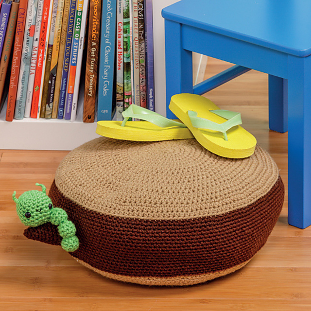 Ravelry: Tree Stump Floor Cushion pattern by Ana Paula Rimoli