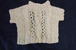 Ravelry: MartyCare's Lacy Cabled Sweater Cloth