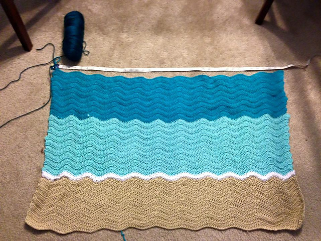 Ravelry: Mary-Lorraine's Lazy Waves Blanket
