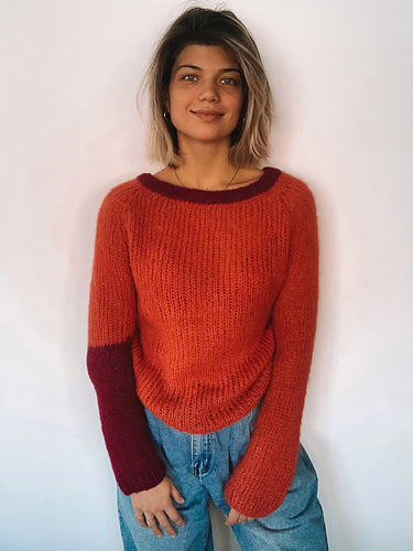 Ravelry: Simple Sweater "Tulip" pattern by Maria Sycheva
