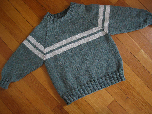Ravelry: #53 Kid's Top-Down Raglan pattern by Gail Tanquary
