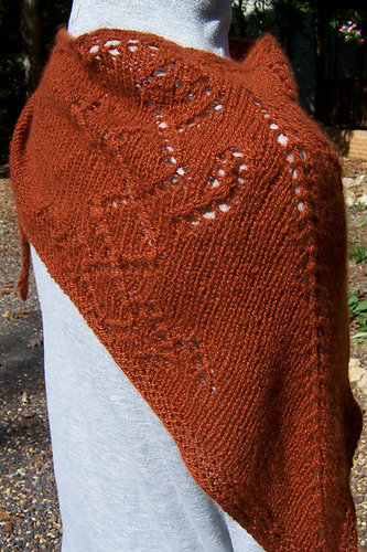 Ravelry: Autumn Cozy (a shawl in cashmere) pattern by Mary C. Gildersleeve