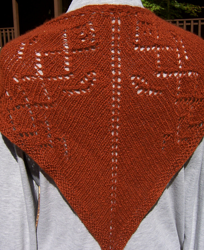 Ravelry: Autumn Cozy (a shawl in cashmere) pattern by Mary C. Gildersleeve
