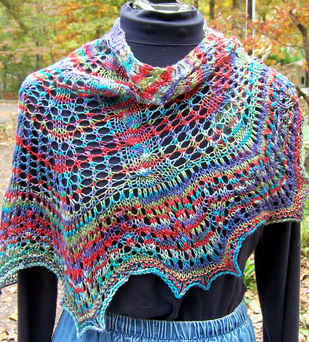 Ravelry: Lacy Maple Leaf shawl pattern by Mary C. Gildersleeve