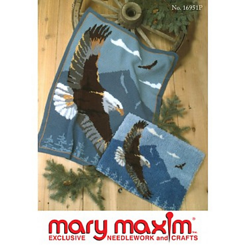 Ravelry: Eagle Afghan pattern by Mary Maxim