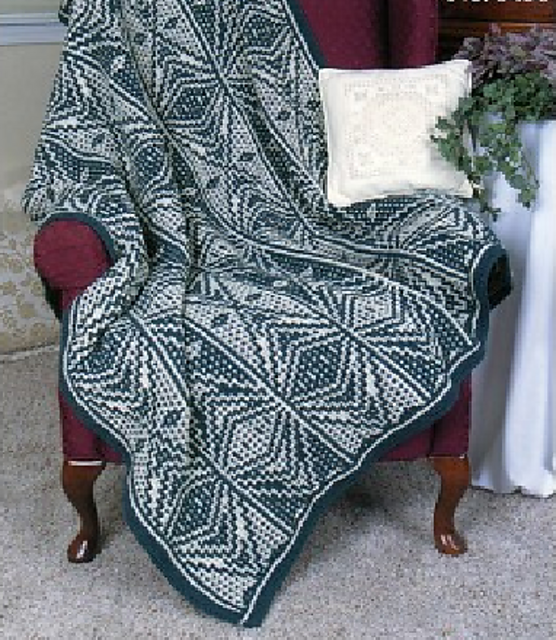Ravelry: Vibrant Diamonds Afghan pattern by Mary Maxim