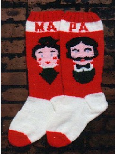 Ravelry: Ma and Pa Stocking pattern by Mary Maxim