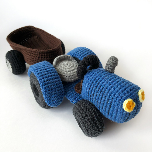 Ravelry: Crochet Tractor pattern by Mary Brovina