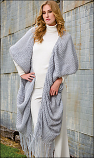 Ravelry: Ruffle Redux Shawl pattern by Barbara Worn-Wurtz