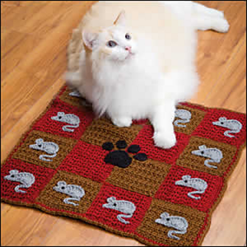 Ravelry: Checkerboard Pet Mats pattern by Terry Day