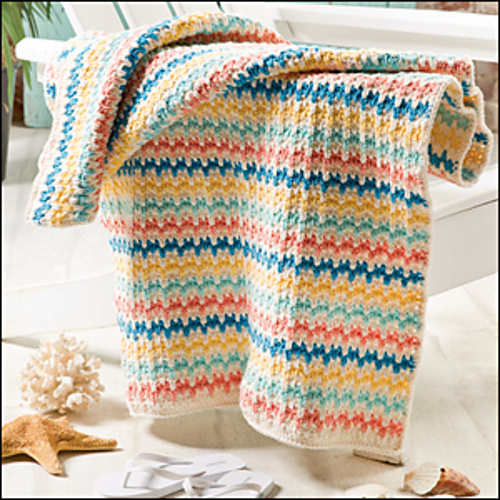 Ravelry: Summer Stripes Beach Towel pattern by Kathleen Stuart
