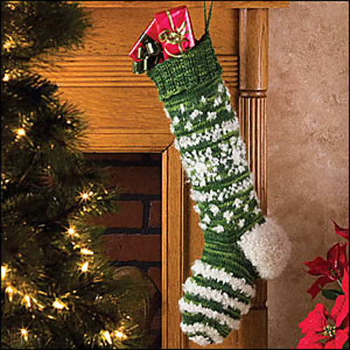 Ravelry: Snowflake Stocking pattern by Carol M. Martin