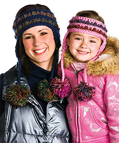 Ravelry: Fun & Funky Half-Hats pattern by Jennifer Cirka Jaybird Designs