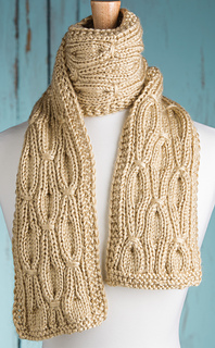 Ravelry: Smocked Rib Scarf pattern by KCN Design Team