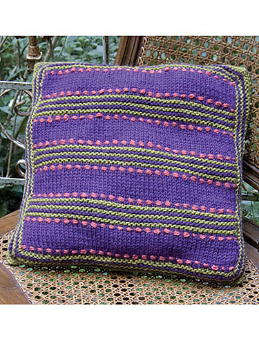 Ravelry: Garter Ridge Pillow pattern by Kristin Nicholas