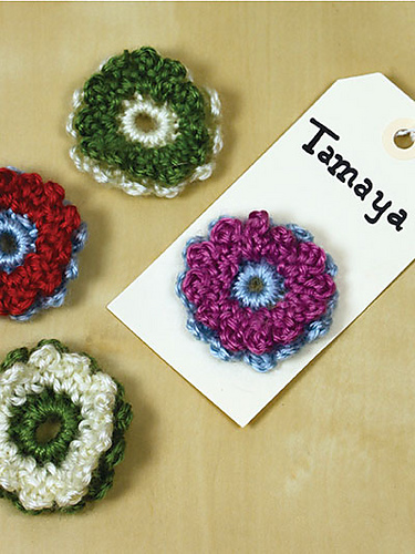 Ravelry: Party Gift Tag Crocheted Flowers pattern by KCN Design Team