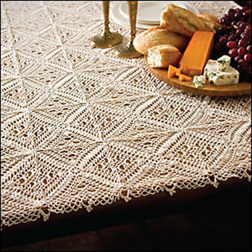 Ravelry: Classic Diamonds Tablecloth pattern by Cora Rattle