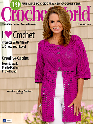 Ravelry: Crochet World Magazine, February 2016 - patterns