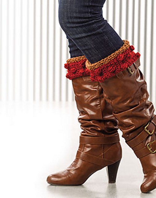 Ravelry: Mocha Boot Cuffs pattern by Elisabeth Davis de Herraiz