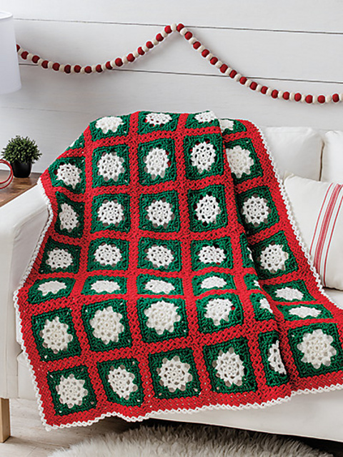 Ravelry: Holiday Snow Afghan pattern by Katherine Eng