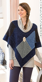 Ravelry: My Denim Poncho pattern by Mona Modica