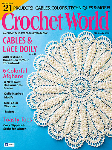 Ravelry: Crochet World Magazine, February 2019 - patterns