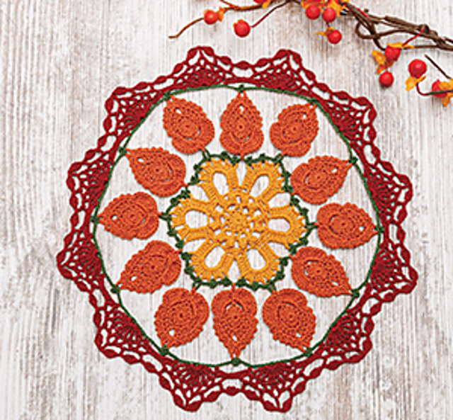 Ravelry: Autumn's Arrival Doily pattern by Gemma R Owen
