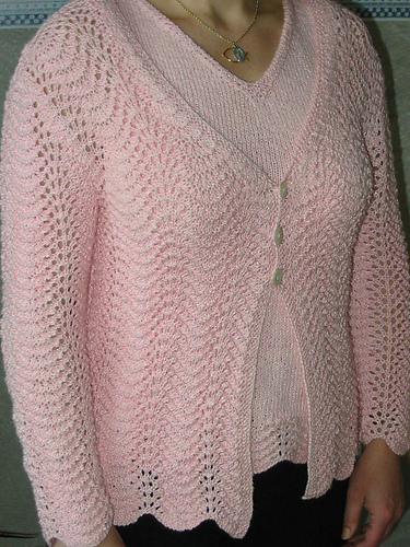 Ravelry: Scallop Twin Set pattern by Ann McCauley