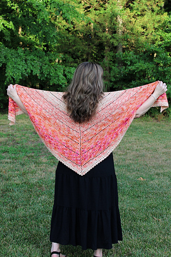 Ravelry: Peachy Keen Shawl pattern by Kristi Garris