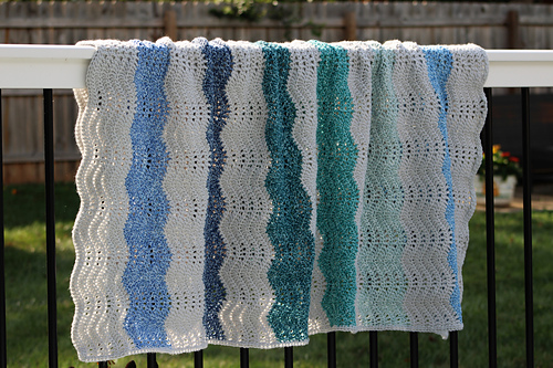 Ravelry: Beach Cottage Throw pattern by Kristi Garris