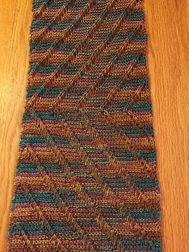 Ravelry: Diamonds on the Diagonal pattern by Ilga Leja