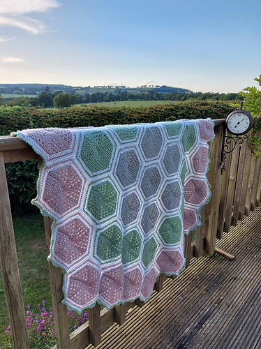 Ravelry: Sweet Meadows Tunisian Crochet Blanket pattern by Maxine Gill