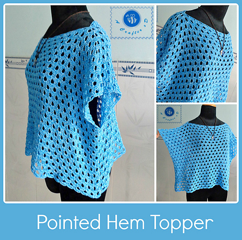 Ravelry: Pointed Hem Topper pattern by Maz Kwok